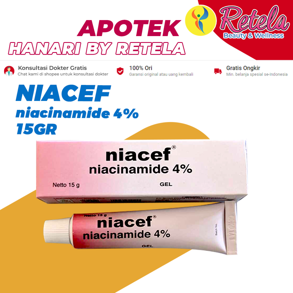 Jual NIACEF 4% GEL 15GR | Shopee Indonesia