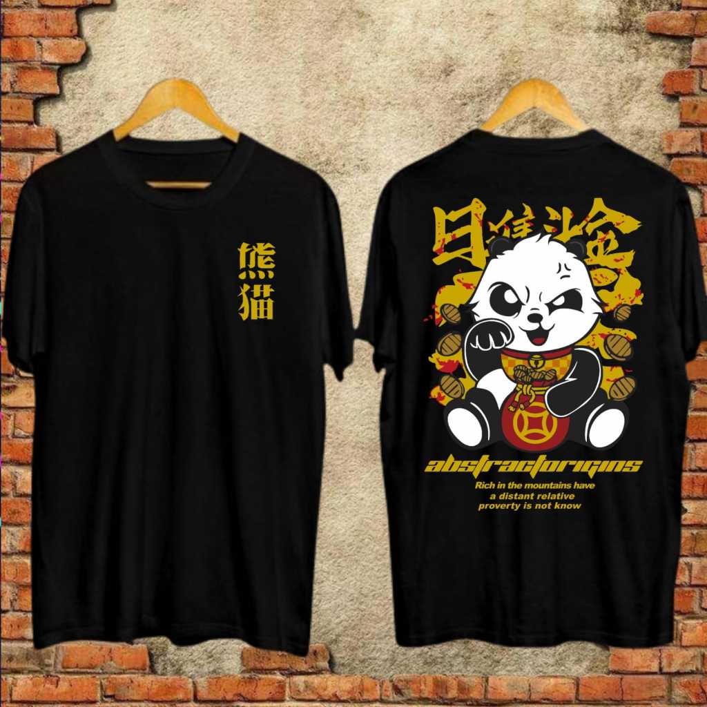 Jual Kaos Premium Pria Dan Wanita Tshirt Distro Motif Panda / Kaos ...