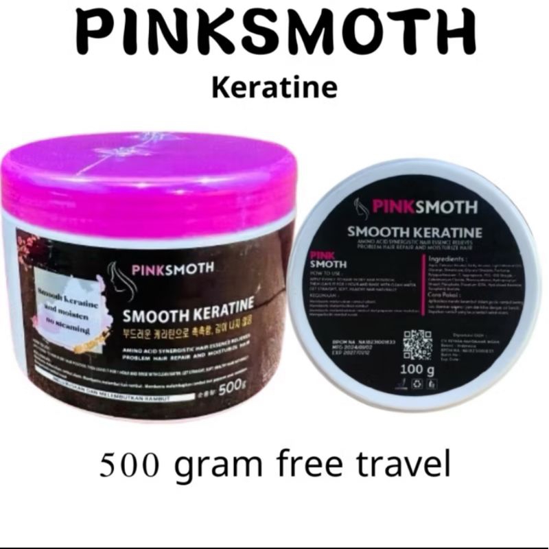 Jual COD BELI 1 GRATIS 1 PINKSMOTH KERATIN MAAKER PELURUS RAMBUT AMPUH ...