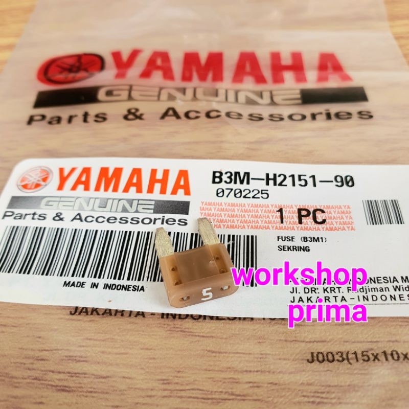 Jual Fuse B3M 5A 5 A 5 Amper Sikring Sikering Kecil Free Go 125 New ...