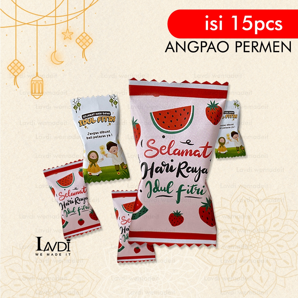 Jual LAVDI Amplop Lebaran Permen Unik Motif Lucu Aesthetic Pattern isi ...