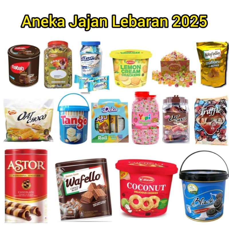 Jual Aneka Jajanan Lebaran Lengkap Exp 2026 - Hampers Lebaran Murah ...
