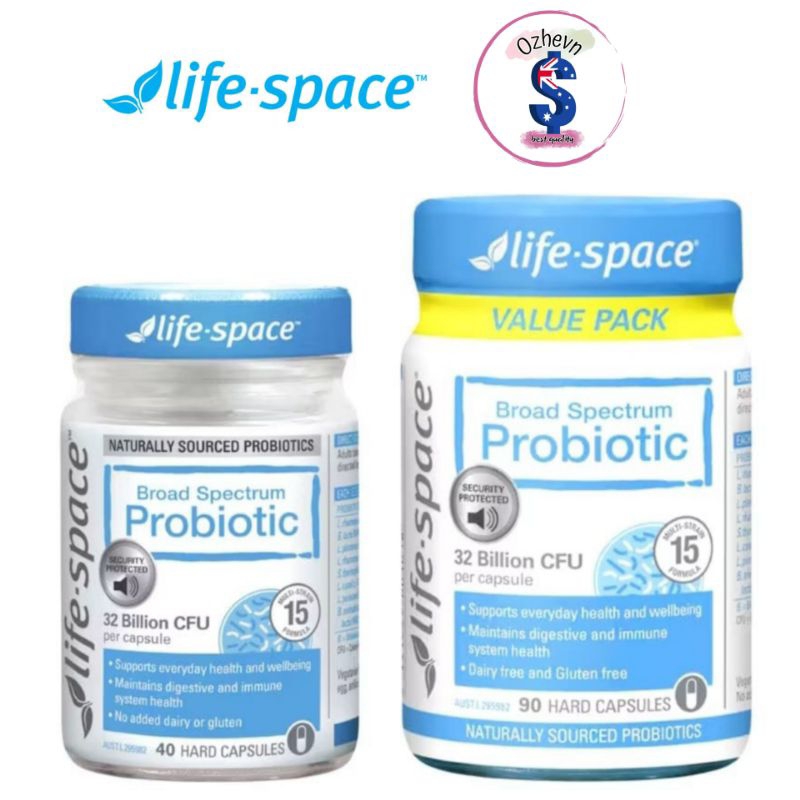 Jual Life Space Broad Spectrum Probiotic | 40 & 90 Capsules | ORIGINAL ...