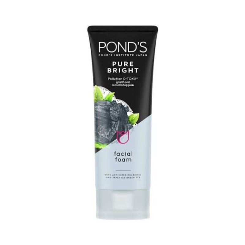 Jual Ponds Pure Bright Facial Foam 100ml | Shopee Indonesia