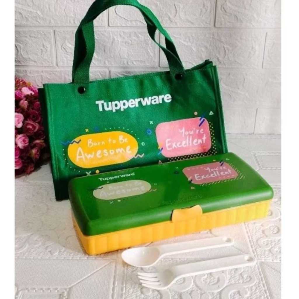 Jual TUPPERWARE FANCY KEEPER LUNCH SET (NEW) | Shopee Indonesia