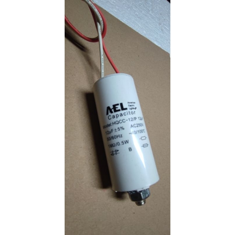 Jual AEL Capasitor / Condensator AC 12uF 250VAC | Shopee Indonesia