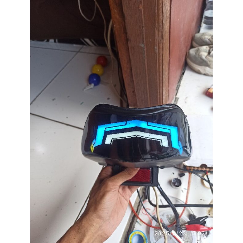 Jual Stop lamp lazy supra 125 Batman RGB blich mika custom | Shopee ...
