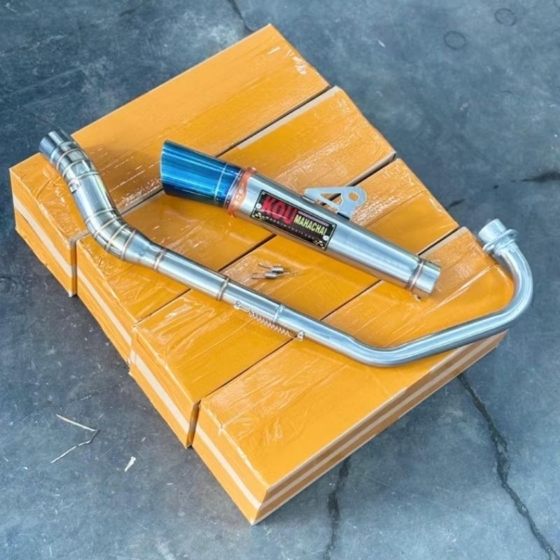 Jual KOU Mahachai 1set Conical canister pipe + elbow Raider carb,fi ...