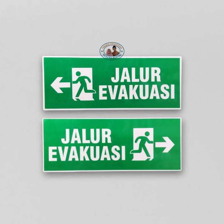 Jual Akrilik Jalur Evakuasi | Akrilik Sign Evakuasi | Rambu Jalur ...