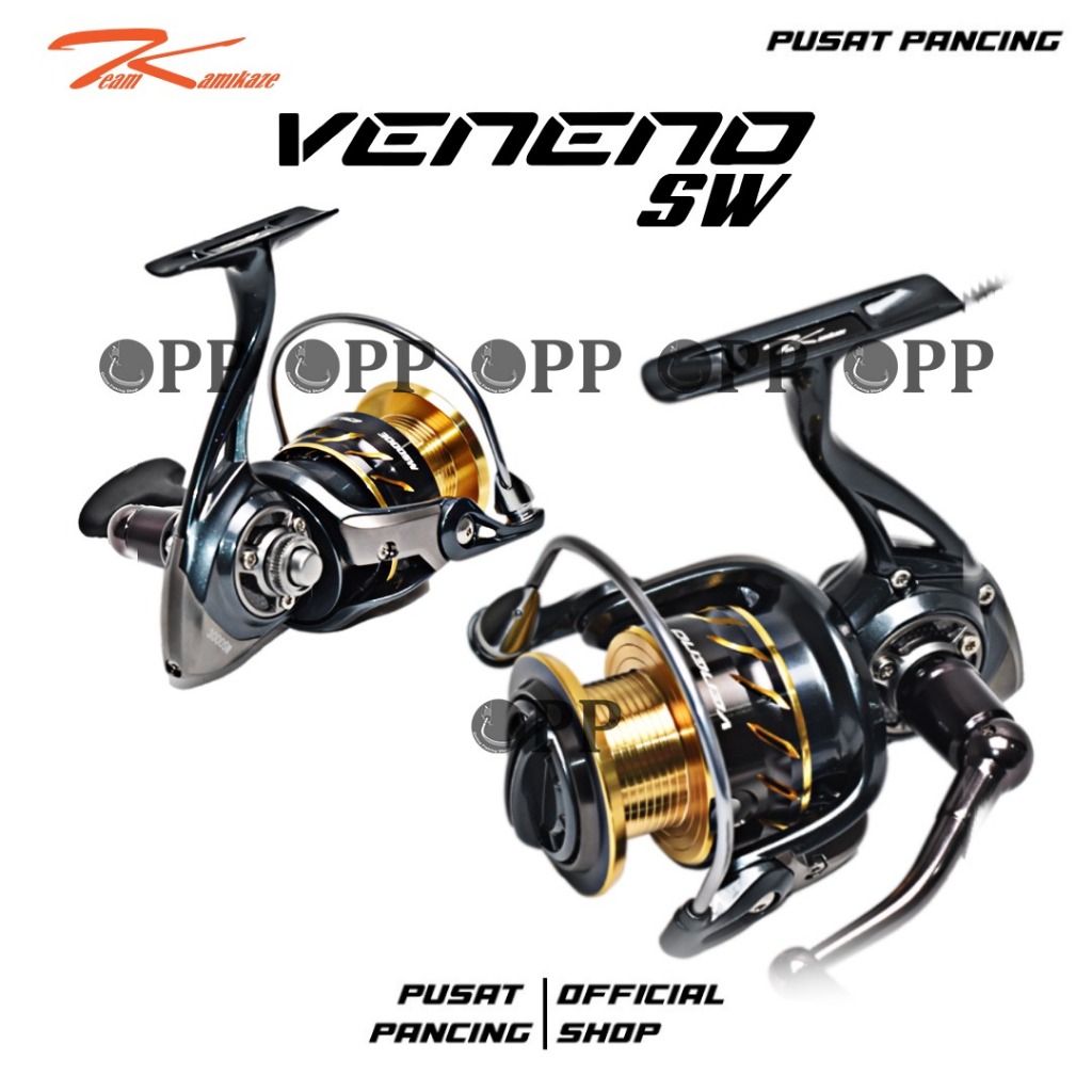Jual PUSATPANCING5 - Reel Spinning Team Kamikaze Veneno SW 800 - 4000 ...