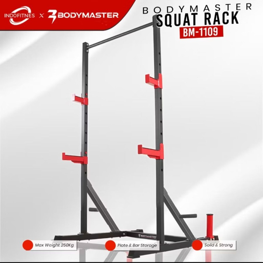 Jual BODYMASTER Squat Rack BM-1109 Power Pull up bar Tower Bench Press ...
