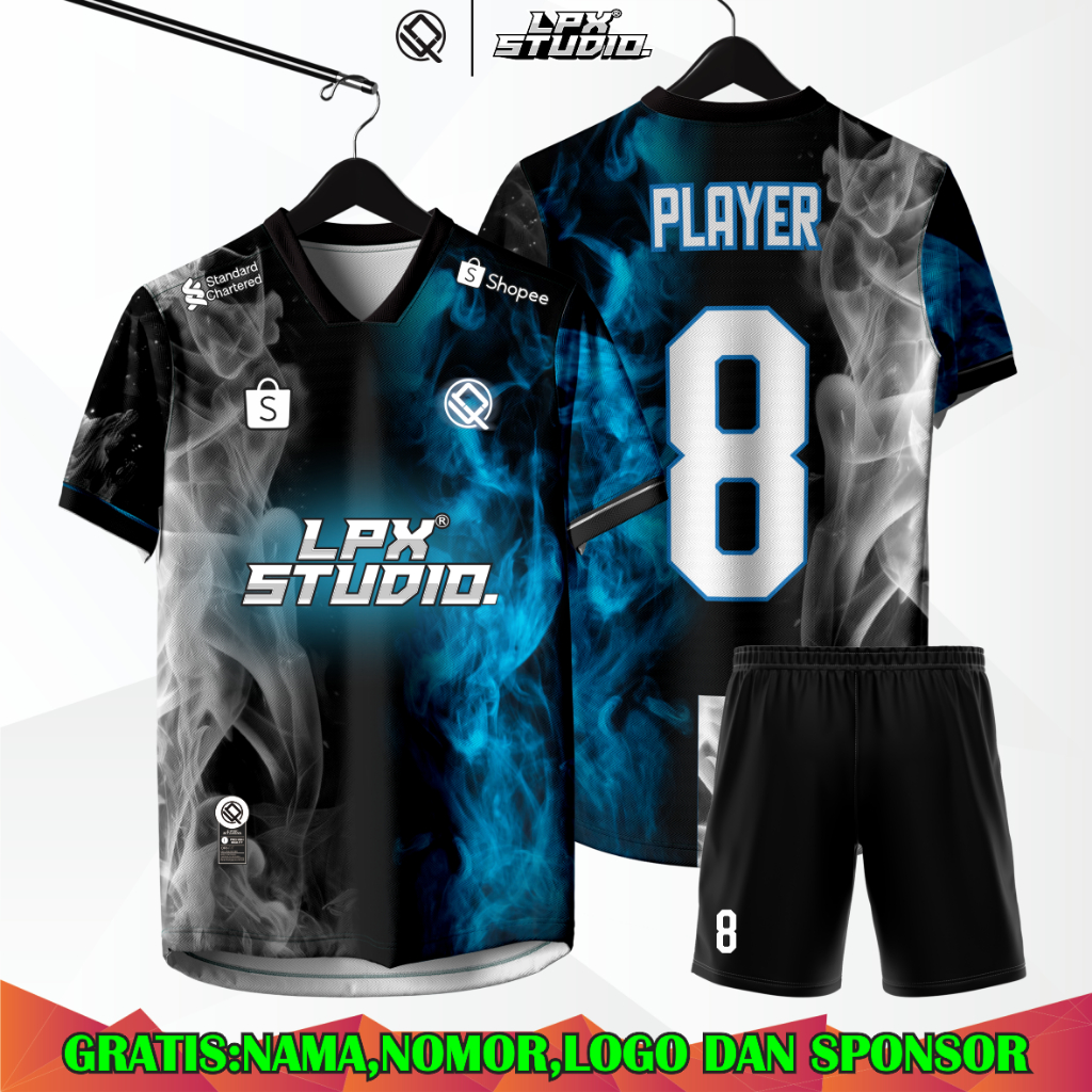Jual Jersey Futsal / Sepak Bola Printing Bebas Custom Design Free Name ...