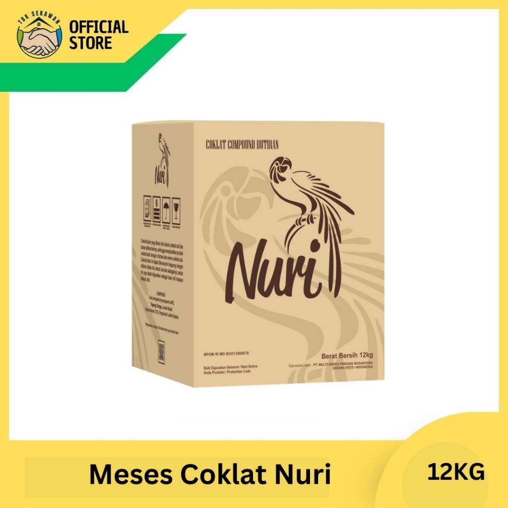 Jual NURI CHOCOLATE MESES Meses Cokelat Nuri Meses Cokelat Kiloan 12kg ...