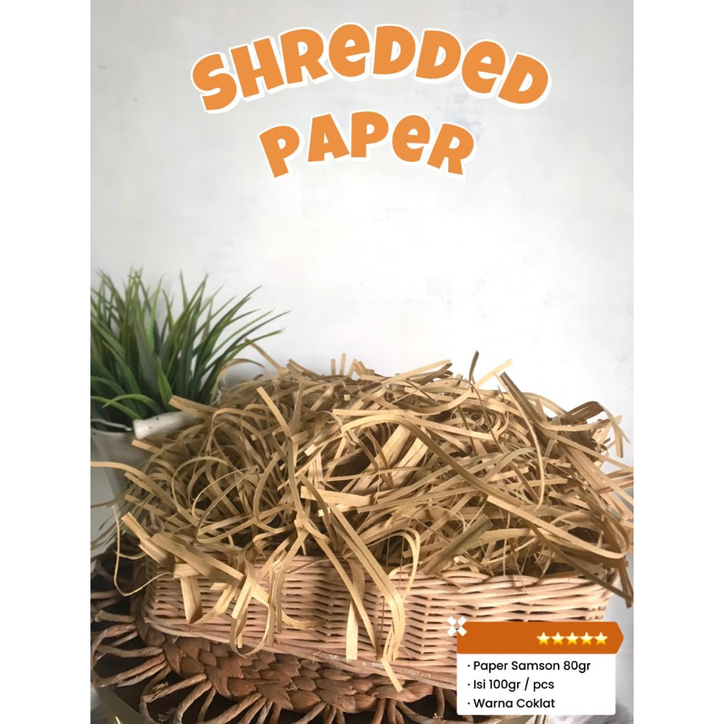 Jual KERTAS CACAH / KERTAS HAMPERS / SHREDDED PAPER ISIAN GIFT BOX ...