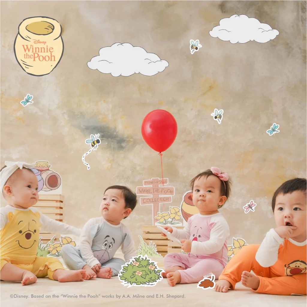 Jual Friends of Sally Disney Classic Pooh Collection BABY JUMPSUIT ...