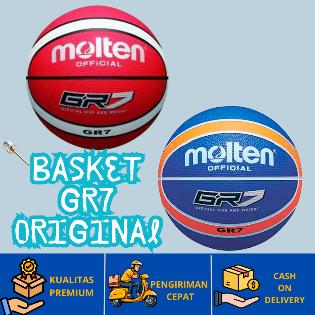 Jual BOLA BASKET MOLTEN GR7 - GR7D - GR 7D OFFICIAL INDONESIAN BASKETBALL | Shopee Indonesia