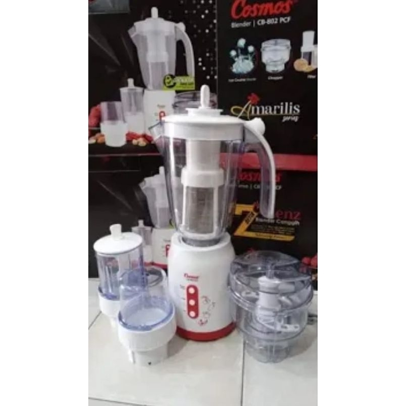 Jual Blender Cosmos CB 832 PC Blender - Putih Biru / CB 802 PCF - Putih ...