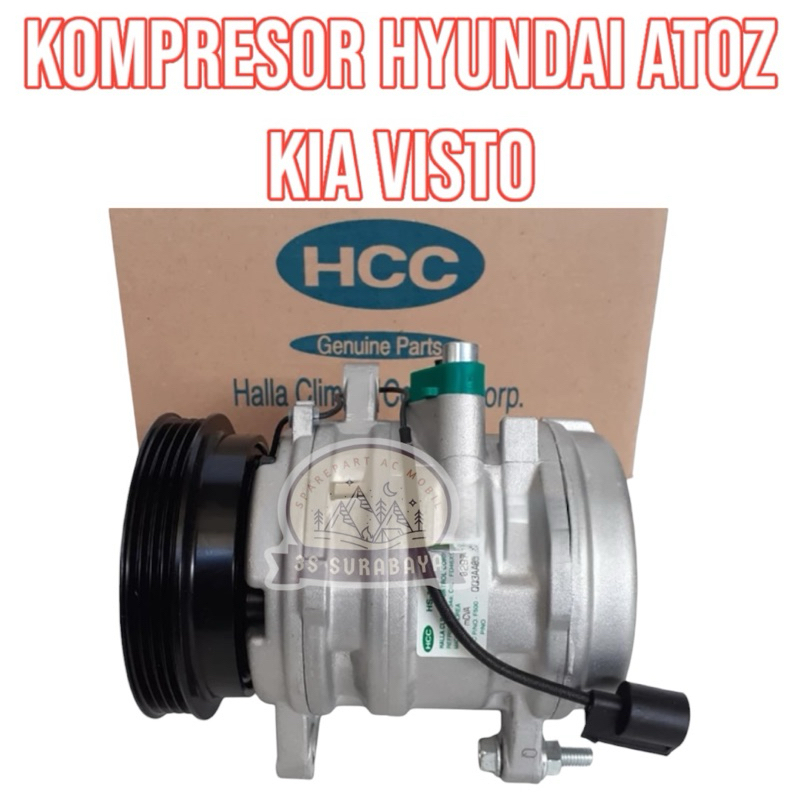 Jual Compressor Compresor Kompressor Kompresor AC Mobil untuk Hyundai Atoz GLS GLX FF ( G4HC ) 1 ...