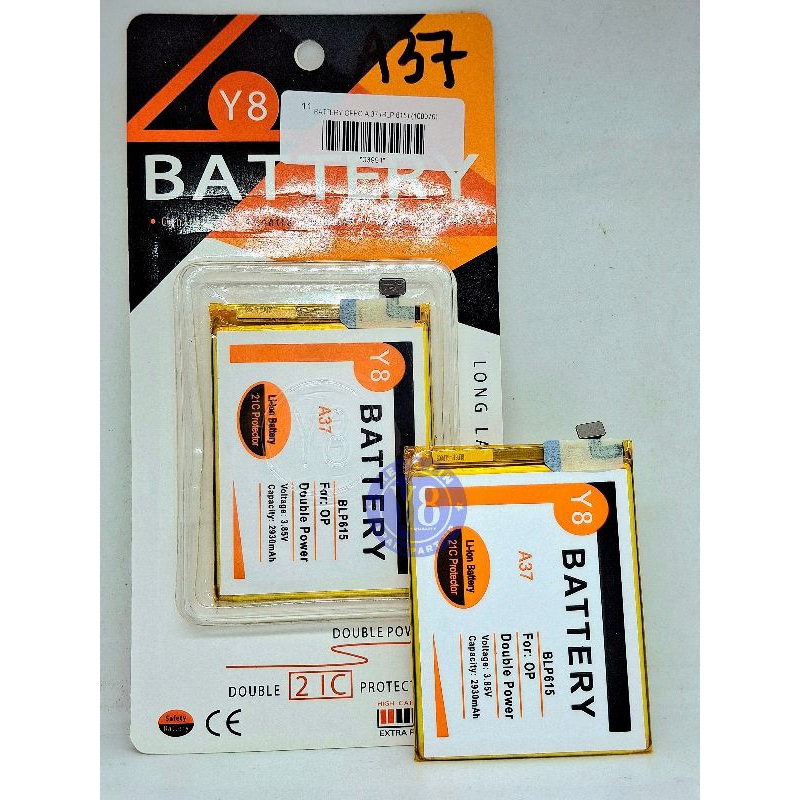 Jual BATTERY OPPO A37 BLP 615 DOUBLE POWER Y8 | Shopee Indonesia