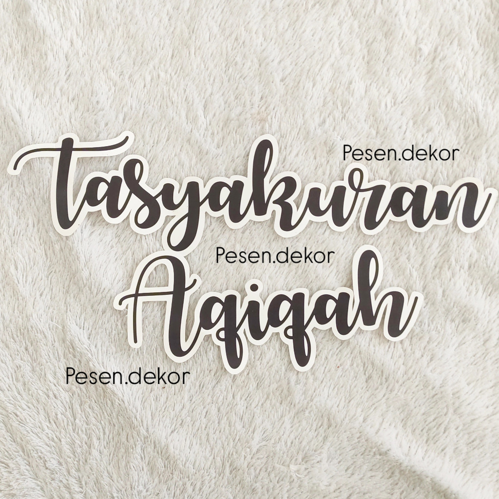 Jual Tulisan Nama Backdrop Dekorasi Wedding Engagement Tasyakuran ...