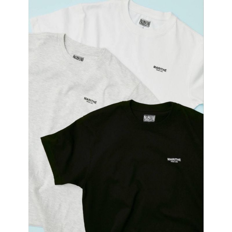 Jual Marithe Francois Girbaud 3Pack Small Regular Logo Tee Mix New Ready Stock Original Korea ...