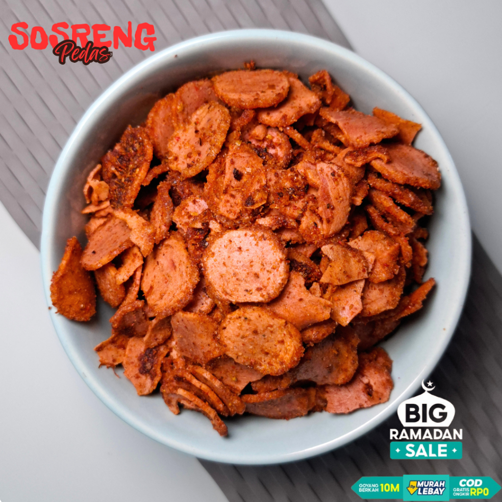 Jual Sosreng Sosis Goreng Pedas 500g | Shopee Indonesia