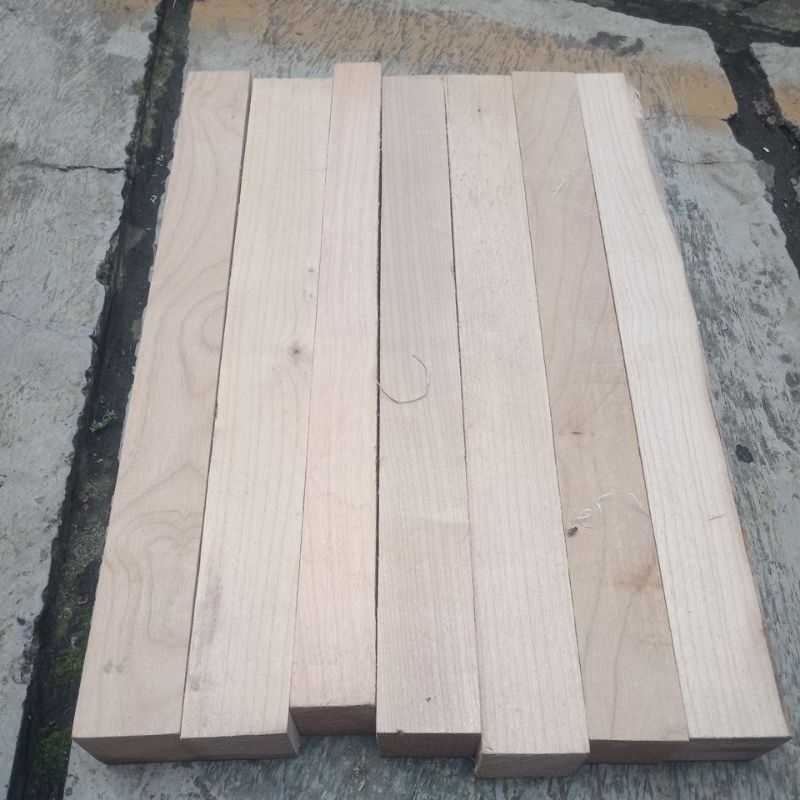 Jual balok kayu maple alder 5 x 5 x 54 cm | Shopee Indonesia