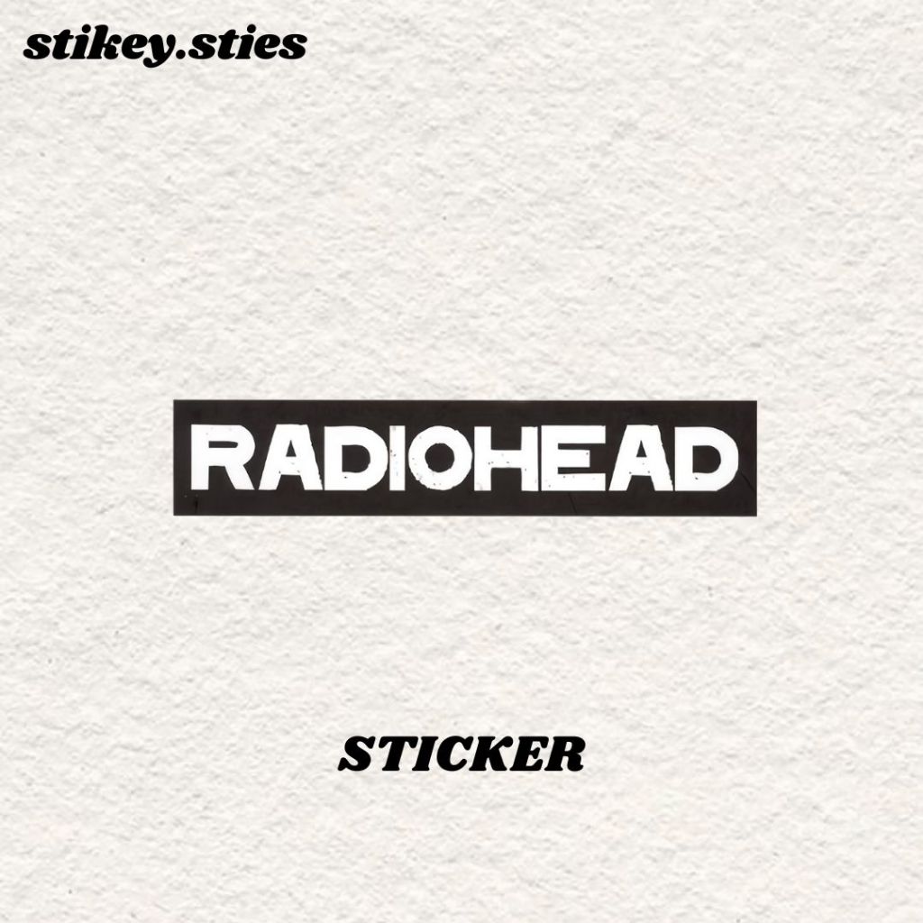 Jual STICKER RADIOHEAD BAND AESTHETIC ANTI AIR VINYL / STIKER HELM ...