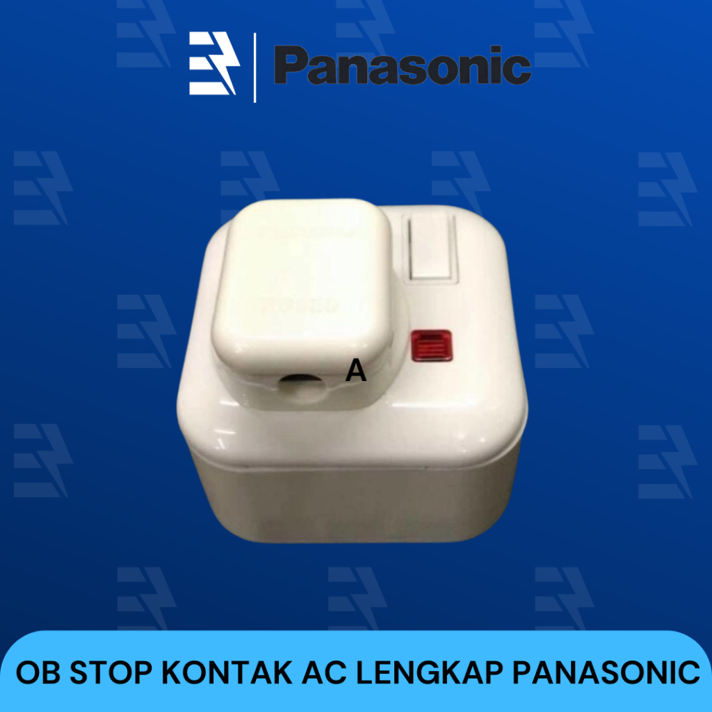 Jual PANASONIC STOP KONTAK AC SET WBJ 1214W 3K - AC SET | Shopee Indonesia