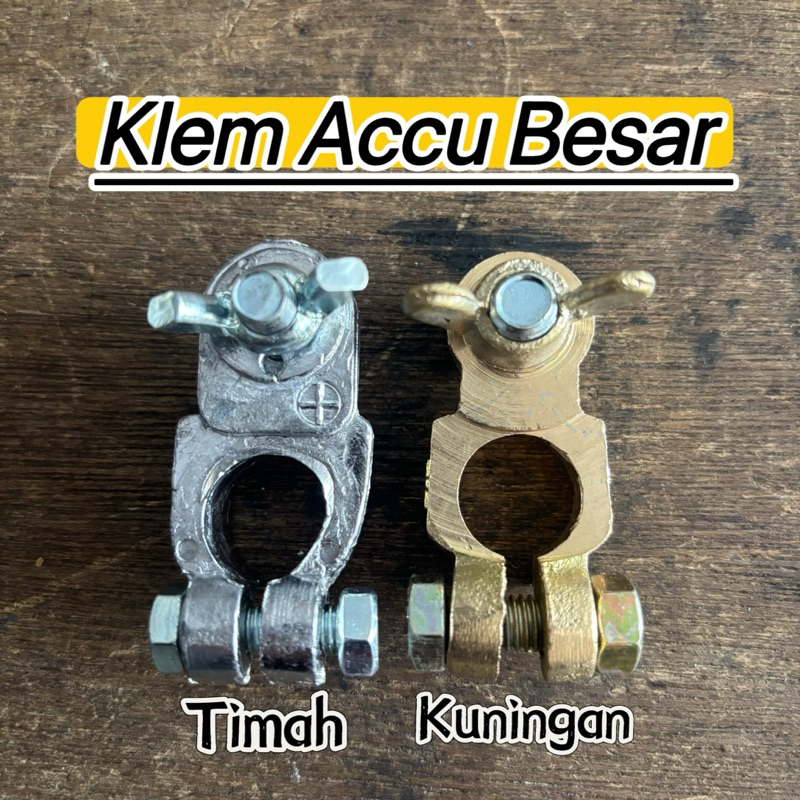 Jual klem accu besar super jumbo klem accu kuningan jumbo klem accu ...