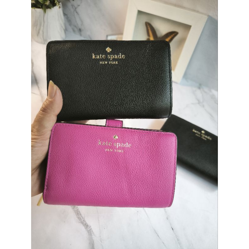 Jual Katespade wallet medium bifold leather | Shopee Indonesia