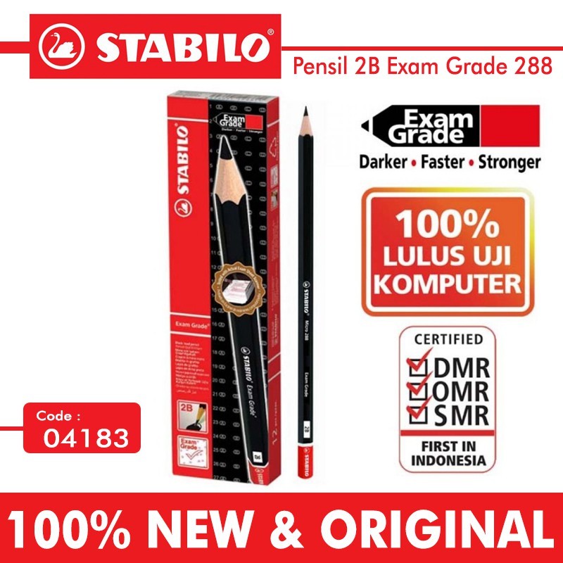 Jual PENSIL 2B STABILO EXAM GRADE | Shopee Indonesia