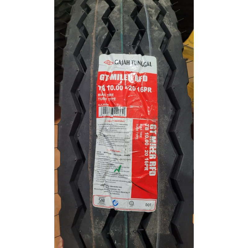Jual Ban Truk Gajah Tunggal 1000 R20 20 GT miller RFD 1.000-20 | Shopee ...