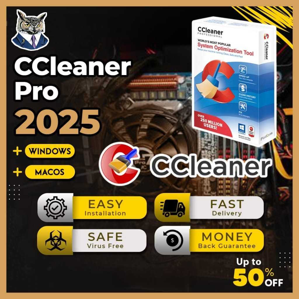 Jual PROMO TOKO BARU! CCleaner Full Version Professional 2025 v6.32 Lifetime For Win & McOS ...