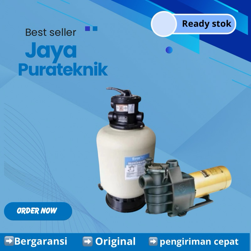 Jual POMPA KOLAM RENANG + SAND FILTER HAYWARD 1 HP FREE PASIR SILIKA ...