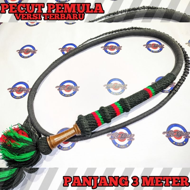 Jual Sibien Cemeti - Pecut Pemula V2 (HITAM GARIS MERAH HIJAU) | Shopee Indonesia