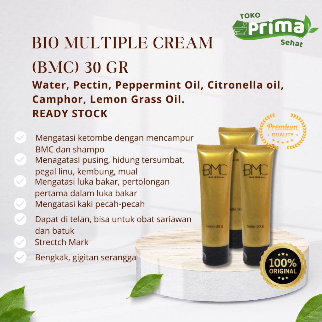 Jual KRIM LUKA BAKAR BIO MULTIPLE CREAM BMC KK INDONESIA ASLI BUATAN ...