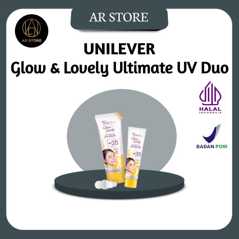 Jual fair & lovely glow & lovely ultimate UV duo 40g || 20g | Shopee Indonesia
