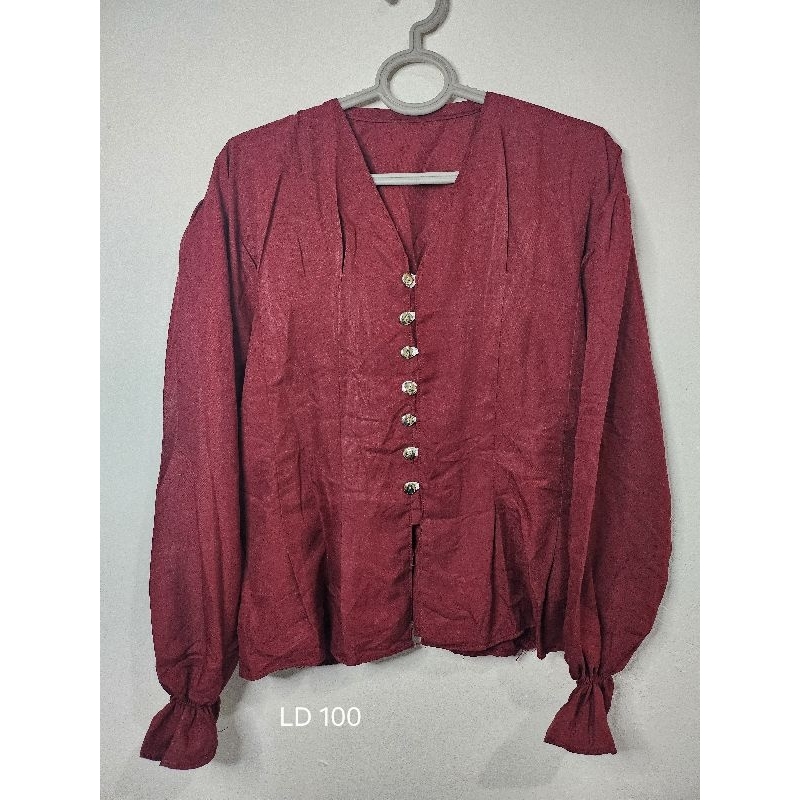 Jual Blouse Merah (Preloved) | Shopee Indonesia