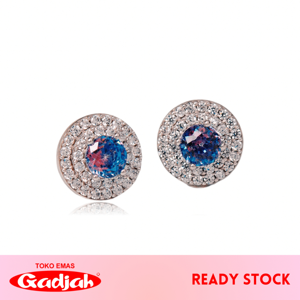 Jual Giwang Emas Tusuk Solitaire Aurora Double Circle - Toko Emas ...