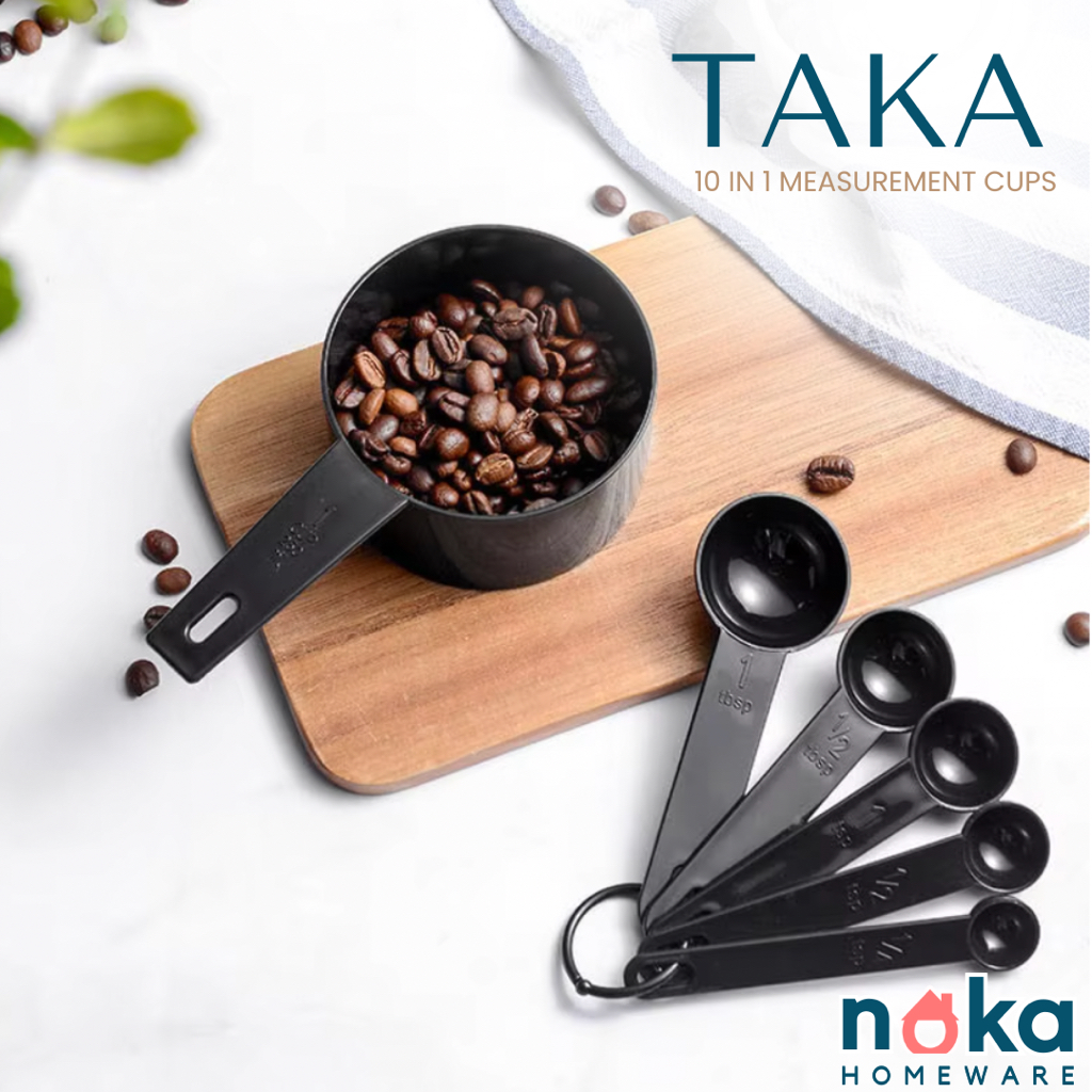Jual NOKA | TAKA 10 in 1 Measurement Cups 1 Set Sendok Takar isi 10 pcs ...