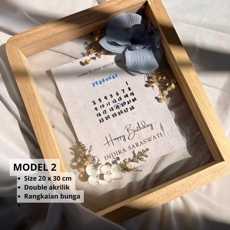 Jual Frame Pigura 3D Hadiah Wisuda | Kado Ulang Tahun | Gift ...