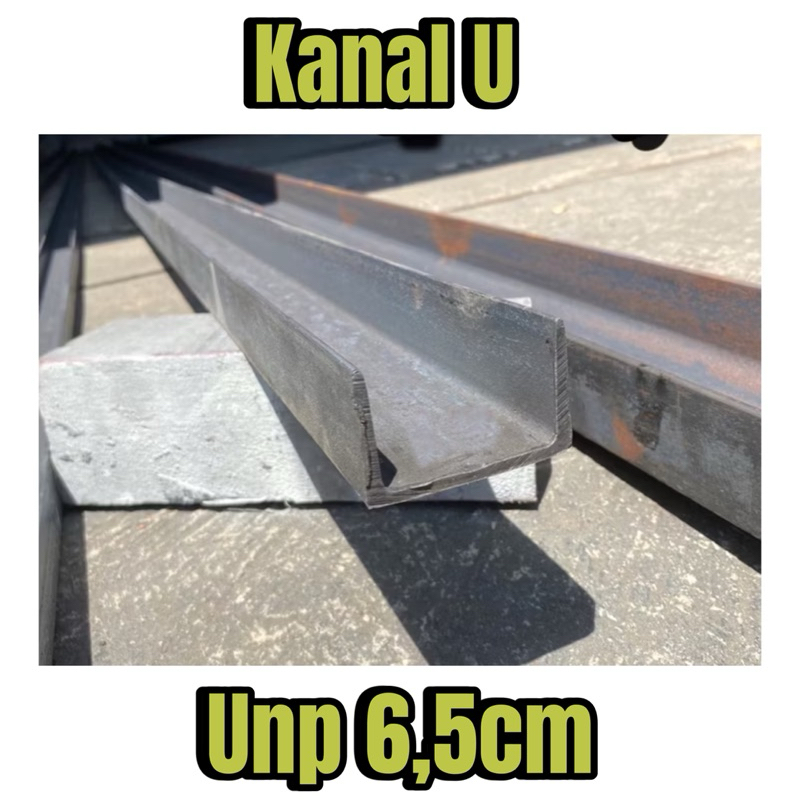 Jual UNP 6,5 , kanal U 65nm . besi baja UNP multifungsi. ukuran ...