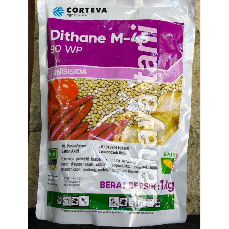 Jual Fungisida Dithane M-45 80 WP 1 kg Mankozeb Obat Pembasmi Penyakit Jamur Tanaman | Shopee ...