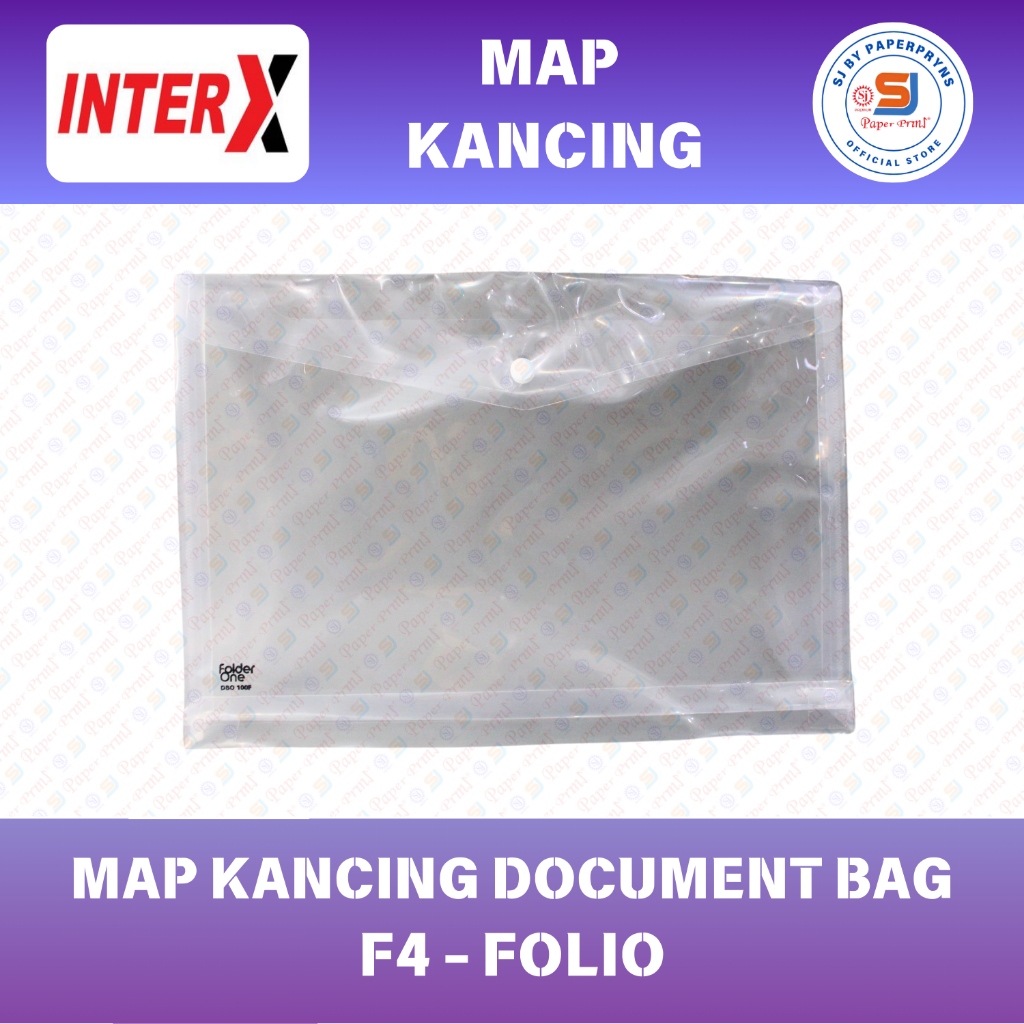Jual Map Kancing Document Bag F4 Folio (1 PACK ISI 12 FILE) | Shopee ...