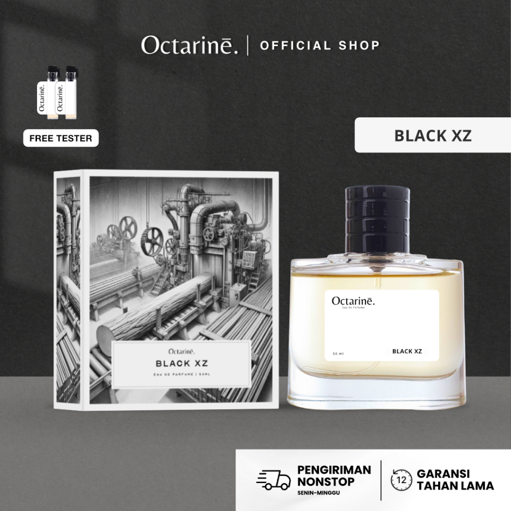 Jual Octarine - Black XZ Parfum Pria Aroma Citrus Woody | Shopee Indonesia