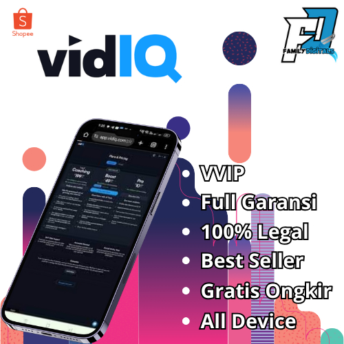 Jual VidiQ Boost Premium 1 Tahun Full Garansi (Proses Tercepat Buka 24 Jam) | Shopee Indonesia