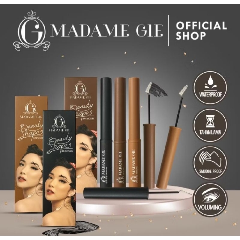 Jual [PO ALL SHADE] Madame Gie Beauty Shape Browcara - MakeUp Mascara ...