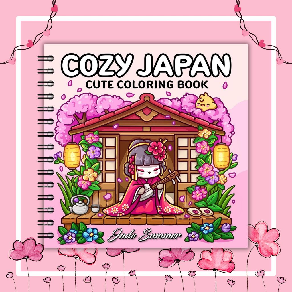 Jual Cozy Japan Coloring Book Buku Merwanai cozy japan tebal 200gsm ...