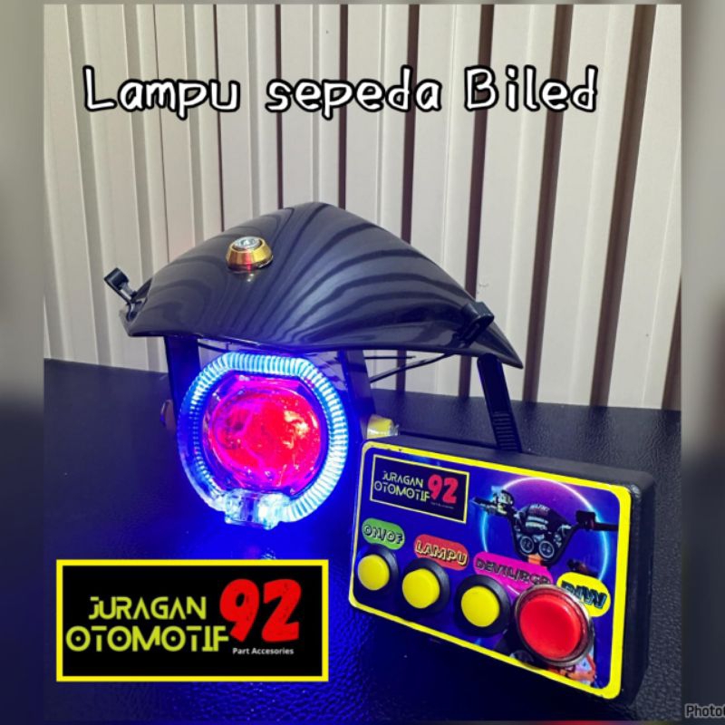Jual Variasi Lampu Sepeda Depan Biled Keren Tanpa Aki | Shopee Indonesia